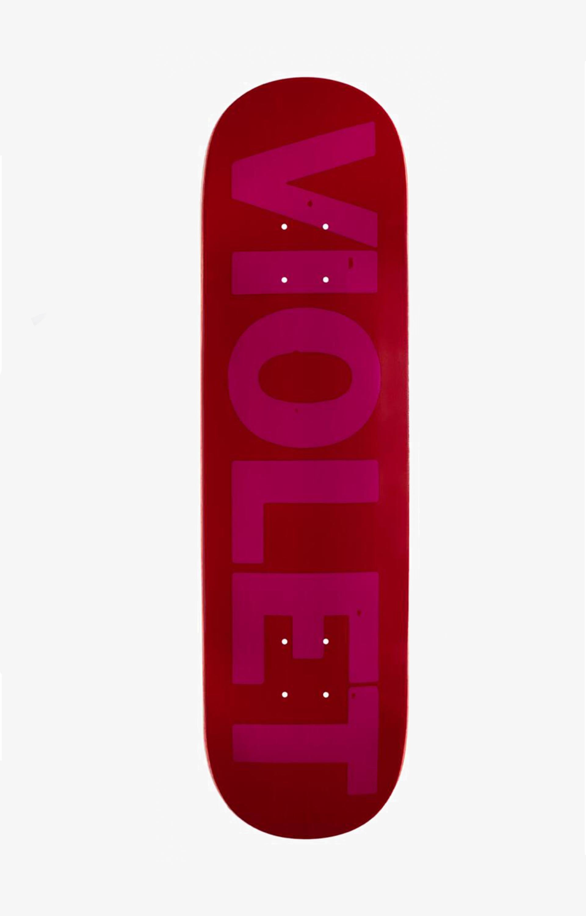 Violet Crew Skateboard Deck, 8.18"